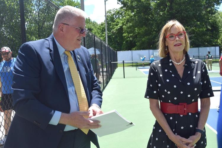 Crouch joins Gregg Park pickleball courts opening ceremony | News ...