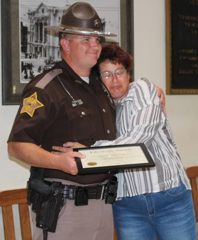‘I’m here because of you’: Helmer receives life-saver award | Archives ...