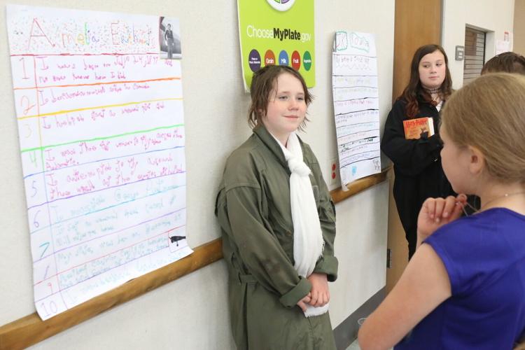 PES students learn about American Heroes with Wax Museum | Community ...