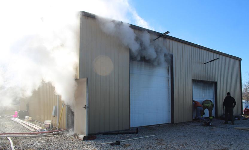 Pole barn involved in fire Sunday afternoon | Archives | suncommercial.com