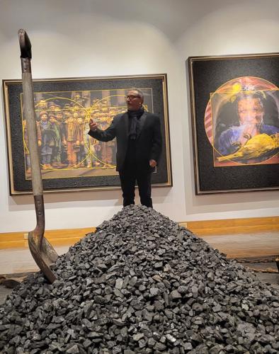 Local artist Fernando Lozano debuts 'Portrait of a Coal Miner' at ...