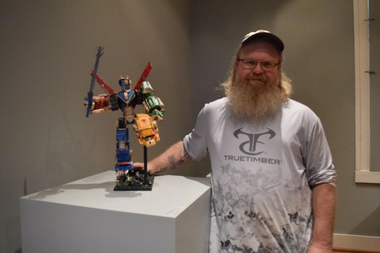 'Fantastic Worlds'; Indiana artist's toothpick sculptures on view at ...