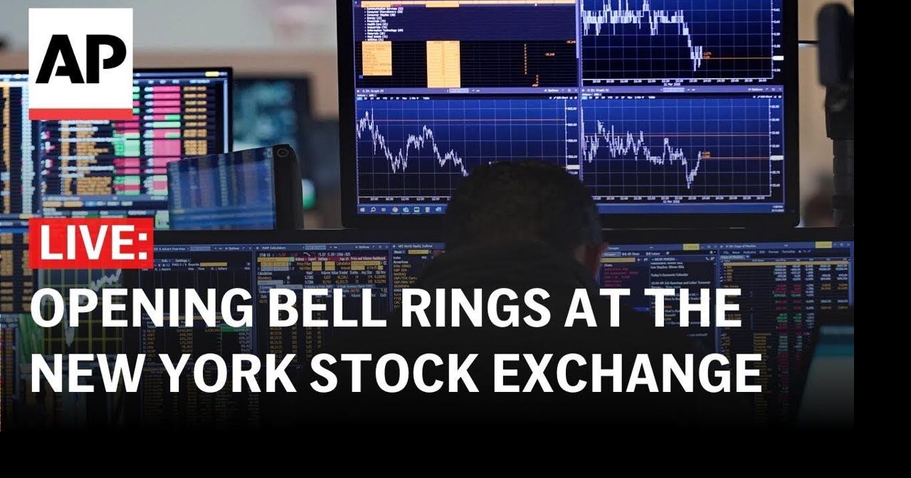 LIVE: Opening bell rings at the New York Stock Exchange ...
