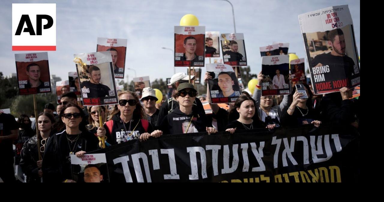 Families of hostages in Gaza show their anger | | swiowanewssource.com