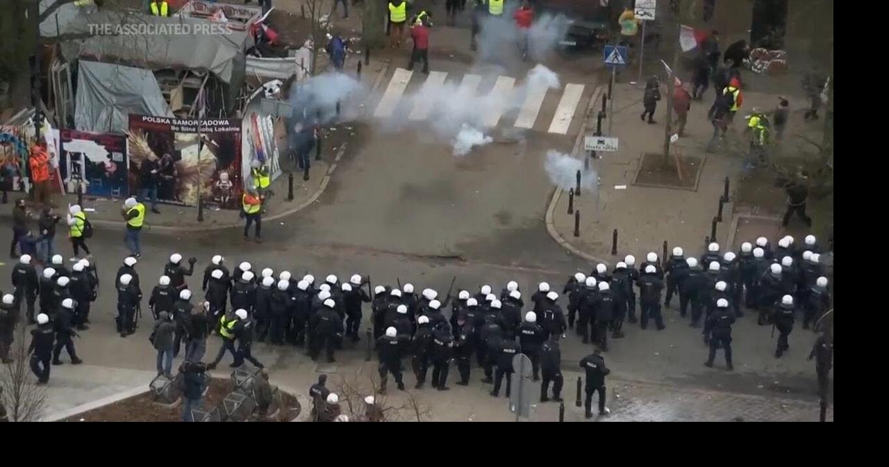 Polish police use tear gas, make arrests during dispersal of farmers ...