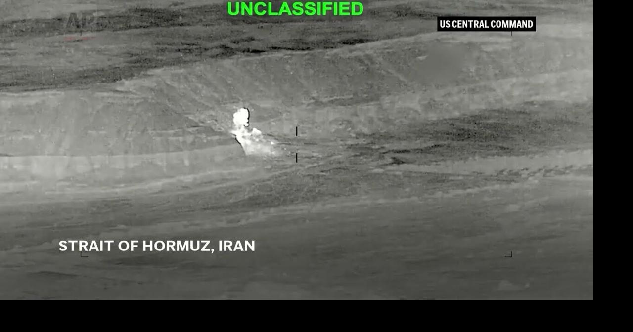 US Central Command releases video of strikes on Iran military targets ...