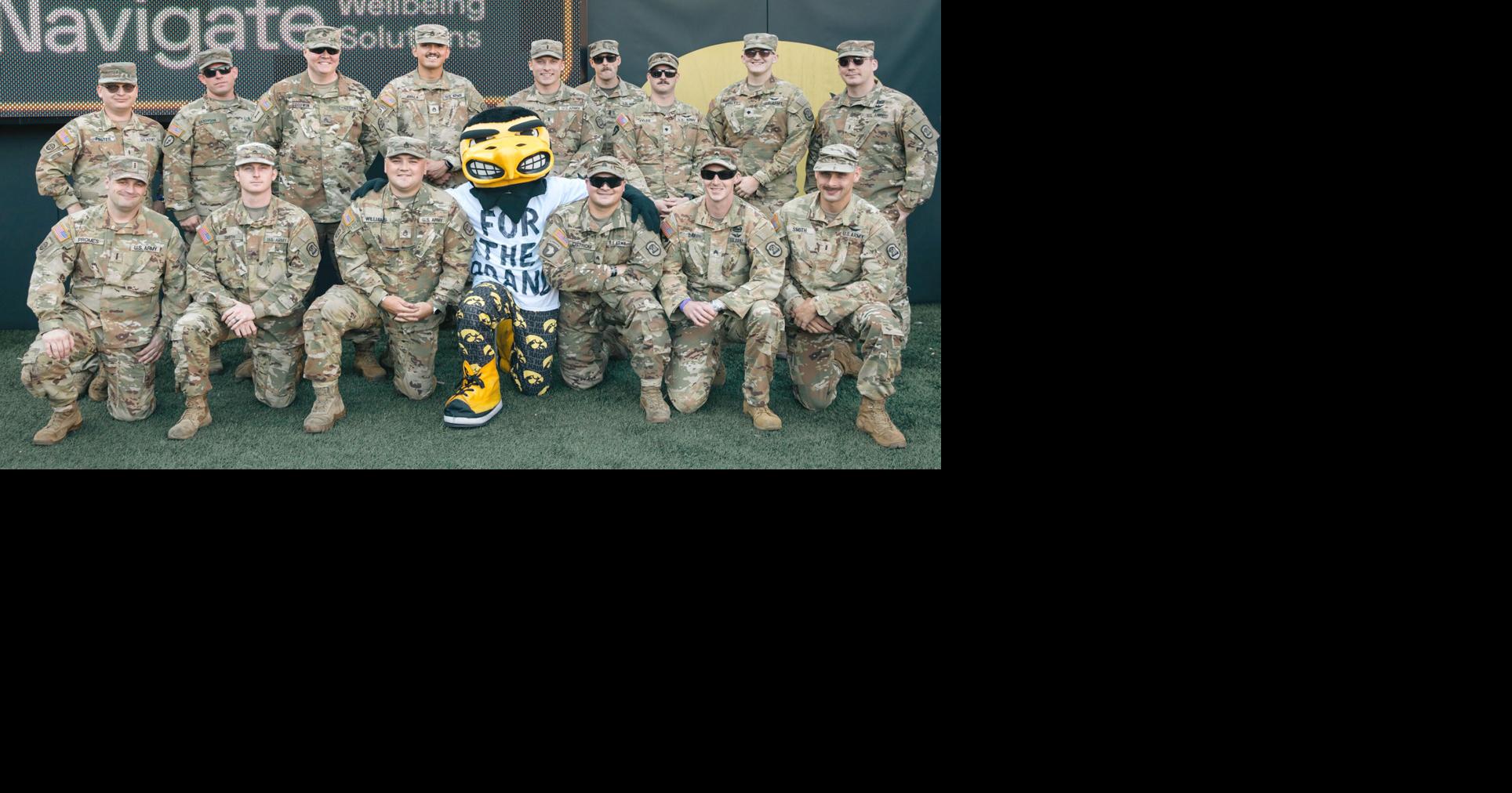Helicopter Pilot with Audubon ties in flyover at Iowa vs Iowa State ...