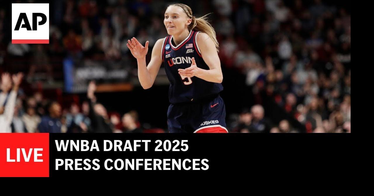 WNBA Draft 2025: LIVE press conference with drafted players ...