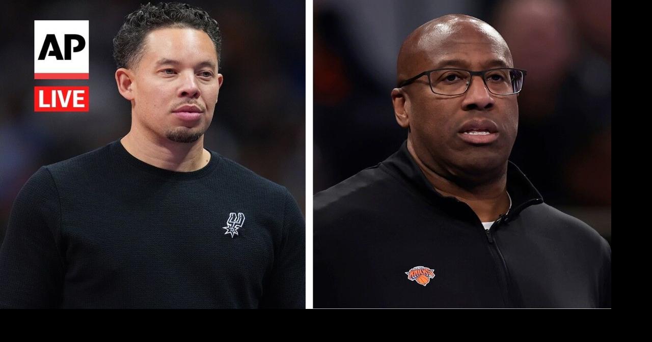 LIVE: Spurs and Knicks hold media day ahead of NBA finals ...