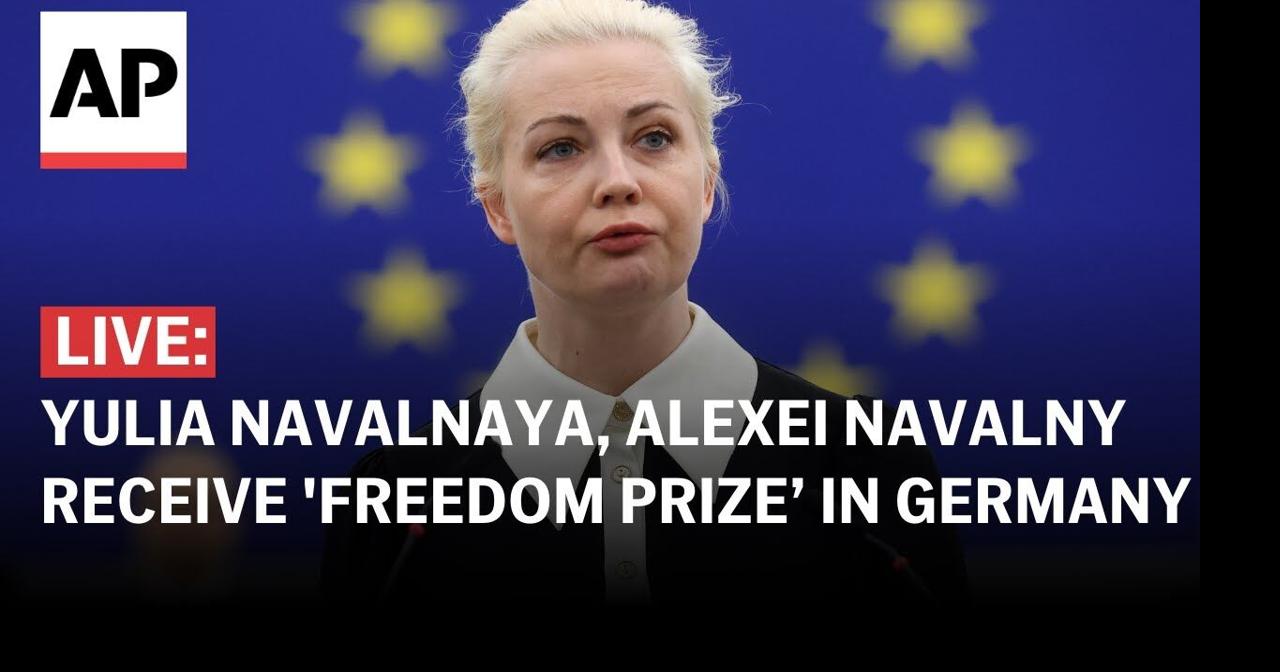 LIVE: Yulia Navalnaya and her late husband Alexei Navalny receive ...