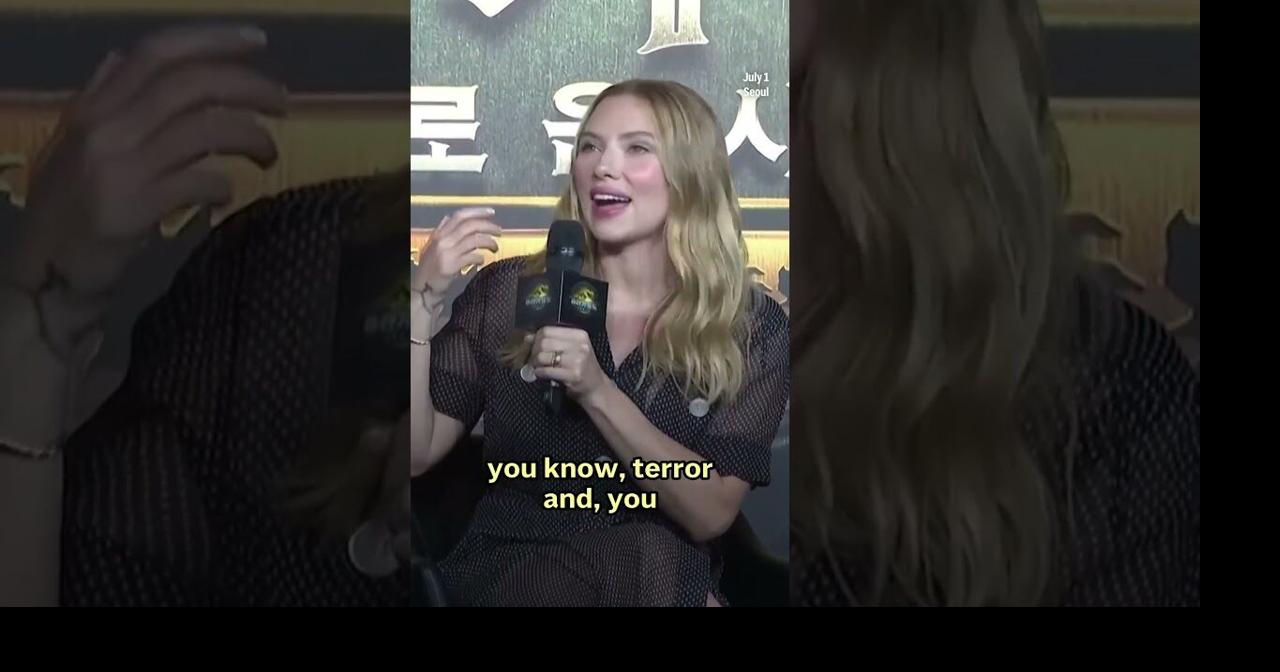 Scarlett Johansson on the challenge of acting scared without real ...