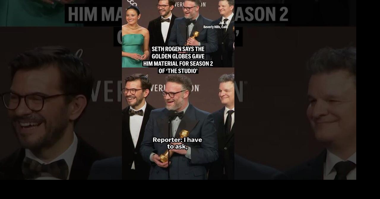 Seth Rogen says Golden Globes gave him material for season 2 of 'The ...