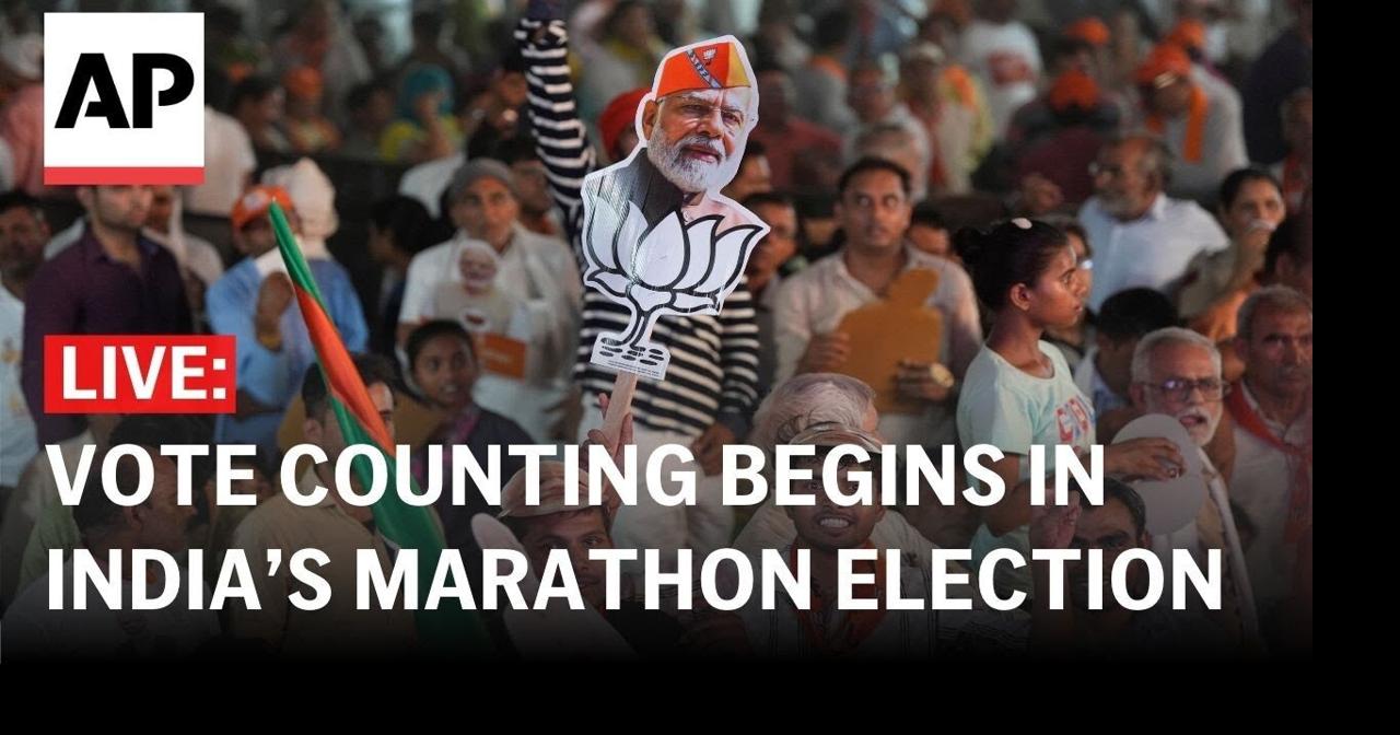 India election LIVE: Vote counting to begin, Modi widely tipped to win ...