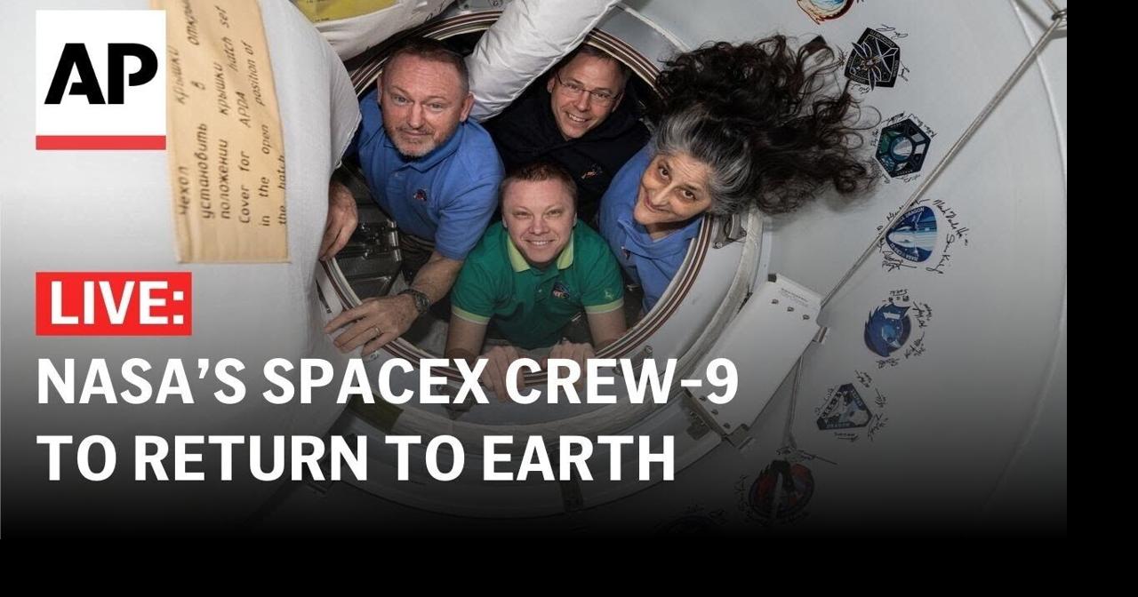 SpaceX capsule undocking LIVE: NASA’s stuck astronauts depart ...