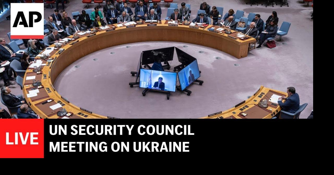 LIVE: UN Security Council meeting on Ukraine | | swiowanewssource.com