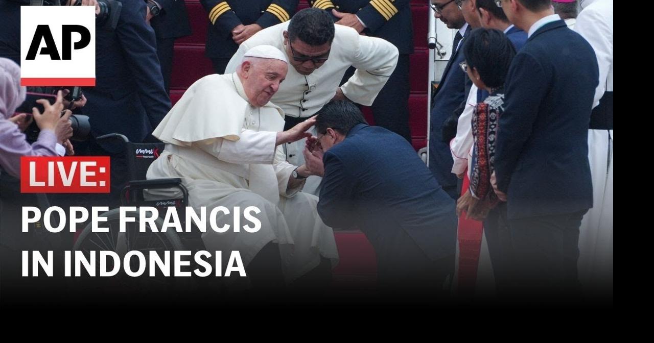 LIVE: Pope Francis meets Indonesian President Joko Widodo in Jakarta ...
