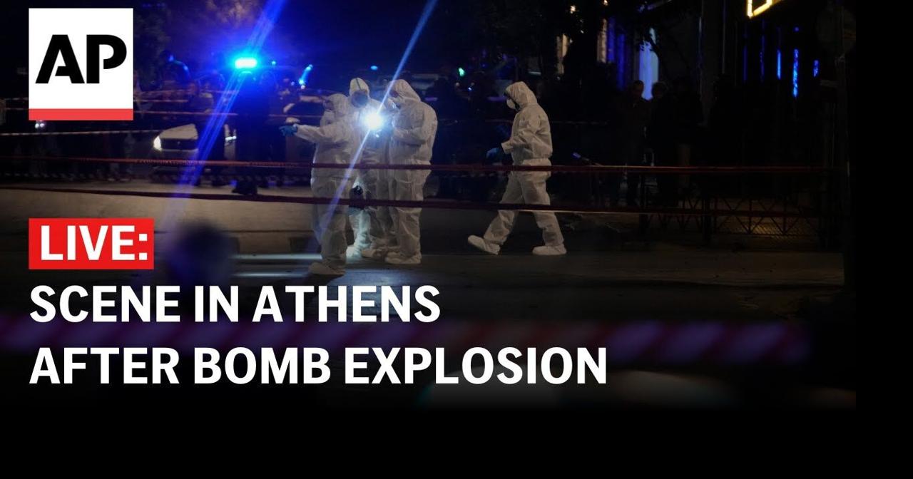 LIVE: Scene in Athens after bomb explosion in Greece ...