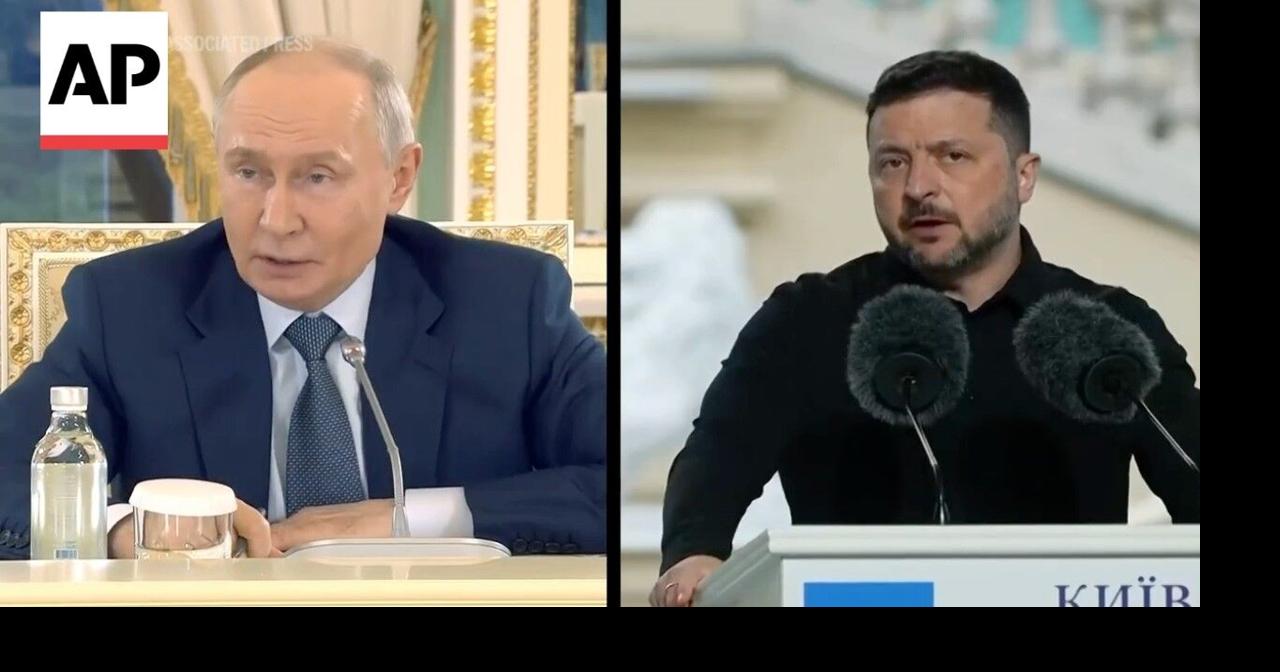 Ukrainian President writes direct letter to Putin calling for ...