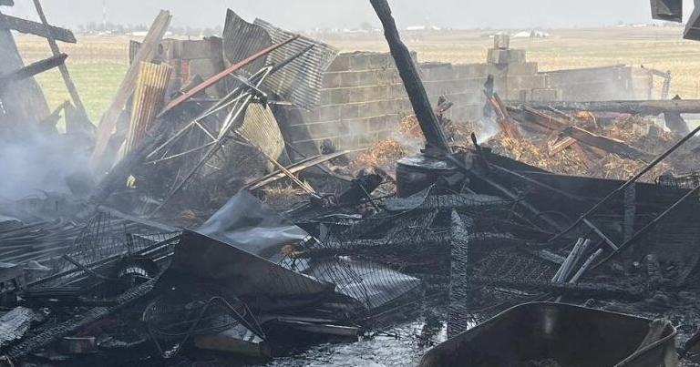 Barn Fire near Griswold on Saturday | Atlantic | swiowanewssource.com