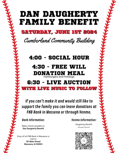 Dan Daugherty Family Benefit set for June 1 | Lifestyle | swiowanewssource.com