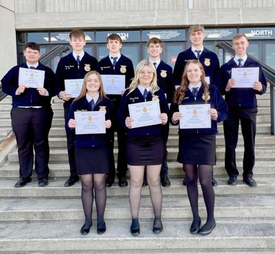 Audubon FFA Members Receive the Iowa FFA Degree | Audubon ...