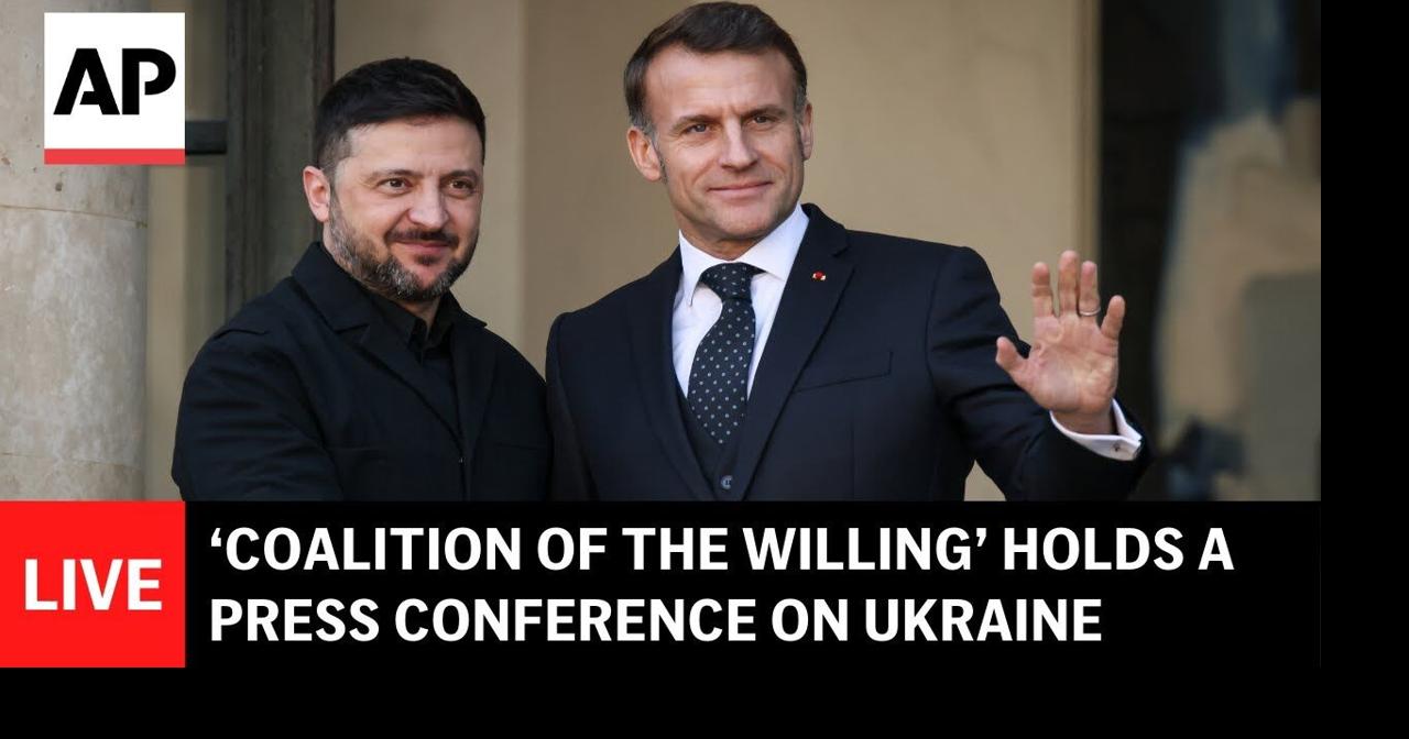 LIVE: ‘Coalition of the willing’ holds a joint press conference on ...
