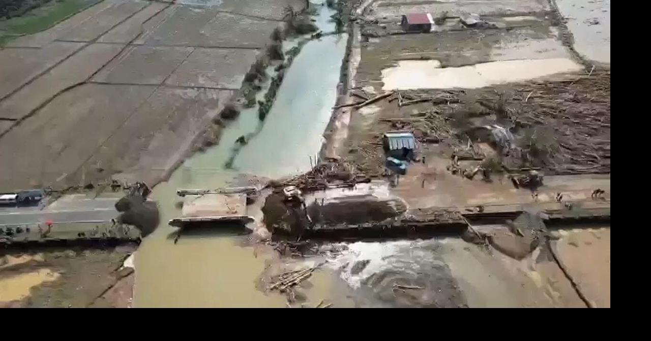 Drone footage reveals damage and misery inflicted in the Philippines by ...