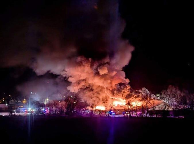 Large structure fire in Manning Sunday evening | Audubon ...