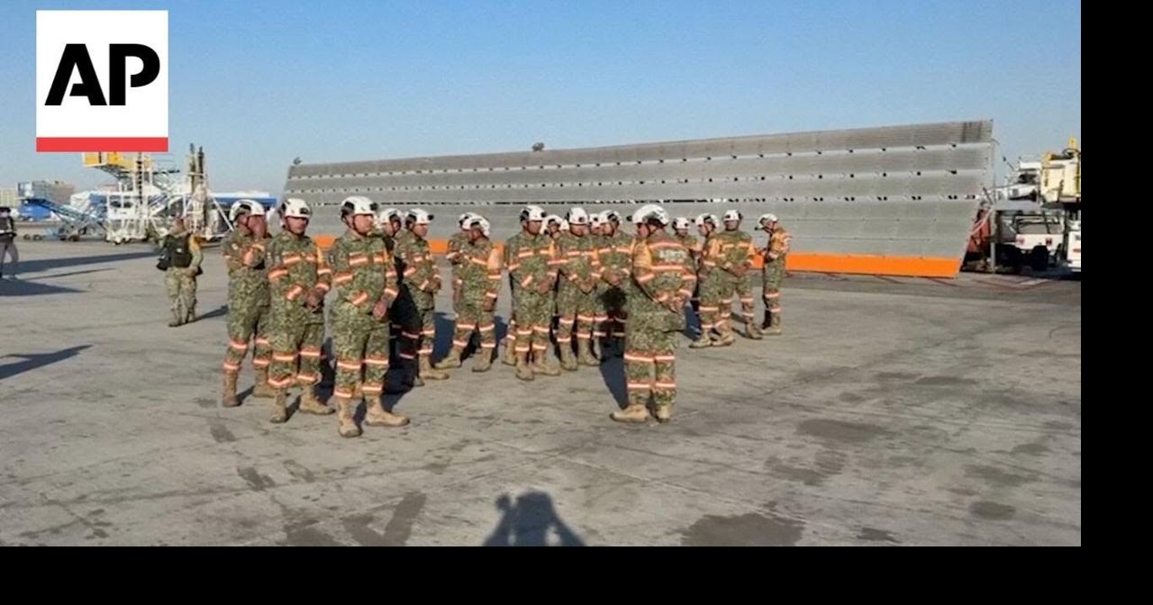 Firefighters from Mexico arrive in the US to help fight California ...