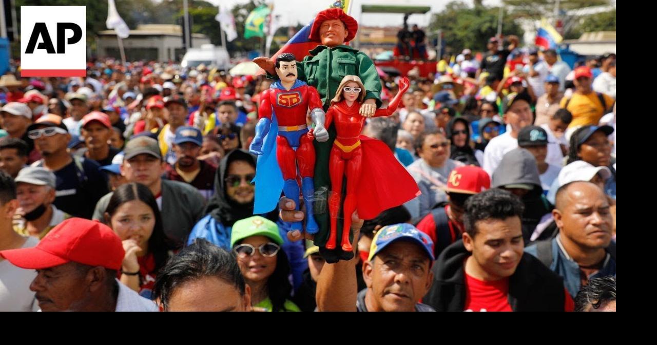 Venezuela government supporters march to demand return of Nicolás ...