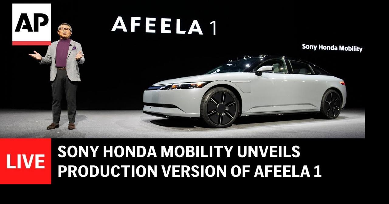 CES 2026 LIVE: Sony Honda Mobility unveils production version of AFEELA ...