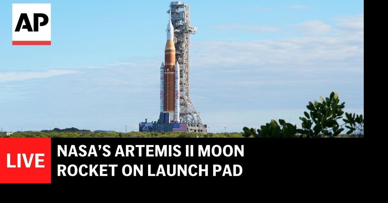 LIVE: NASA’s Artemis II SLS rocket on the launch pad ...