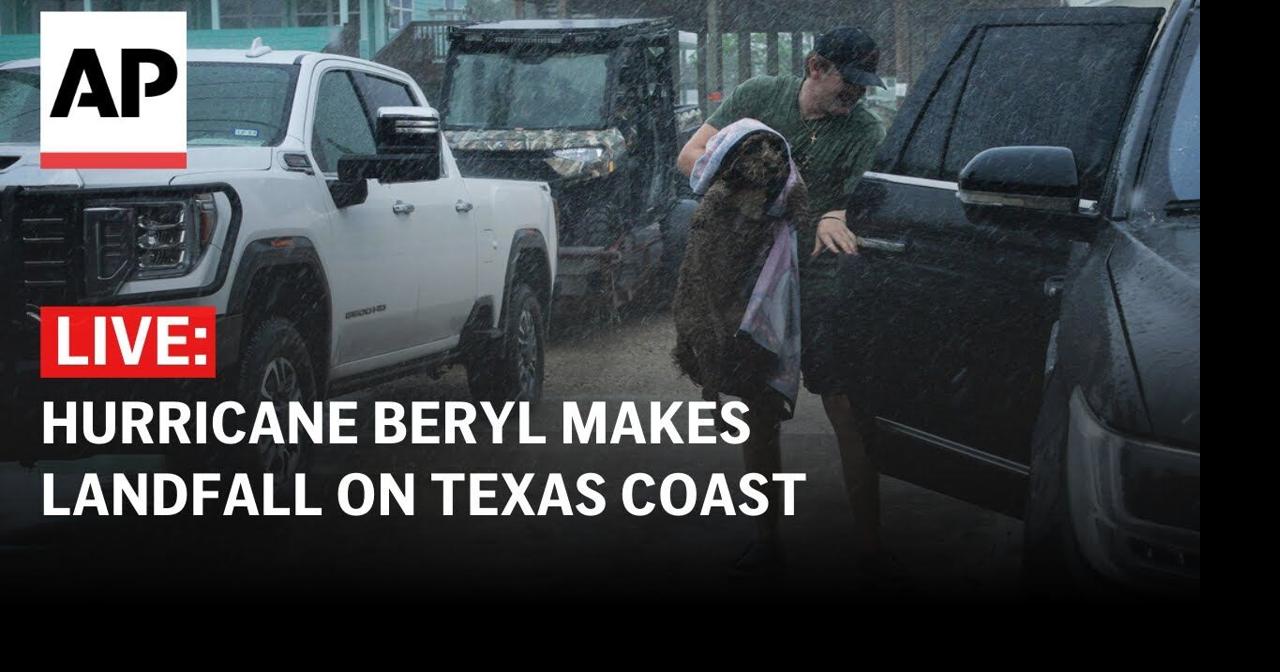 LIVE: Hurricane Beryl makes landfall on the Texas coast near Matagorda ...