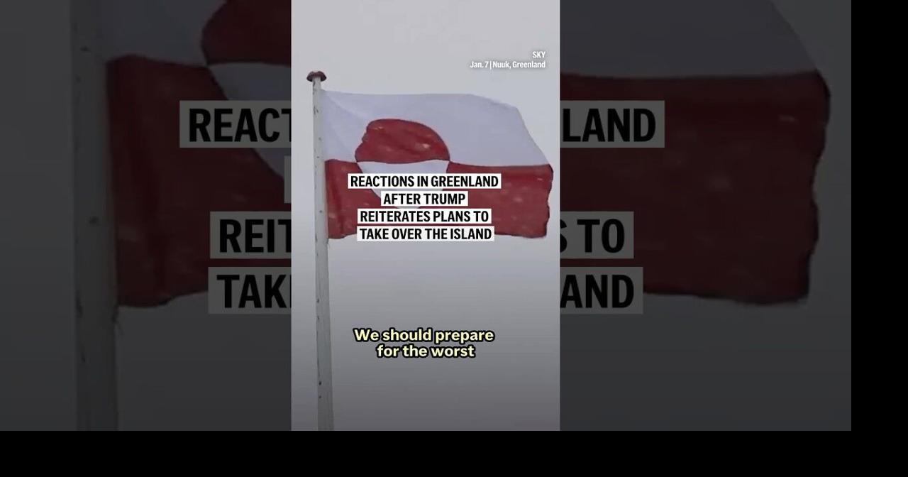 Reactions in Greenland after Trump reiterates plans to take over the ...