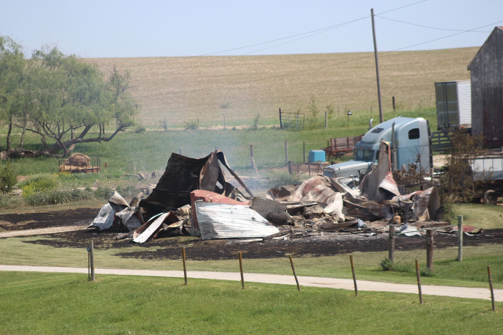 Firefighters respond to barn fire | Atlantic | swiowanewssource.com