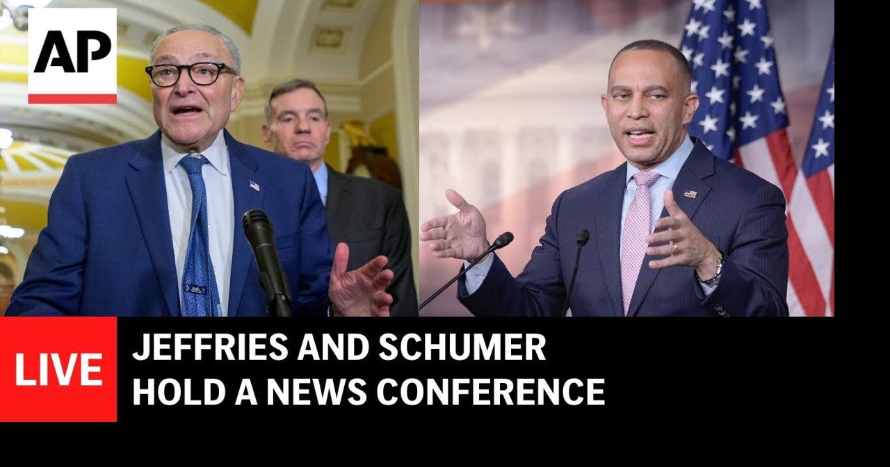 LIVE: Jeffries and Schumer hold a news conference | | swiowanewssource.com