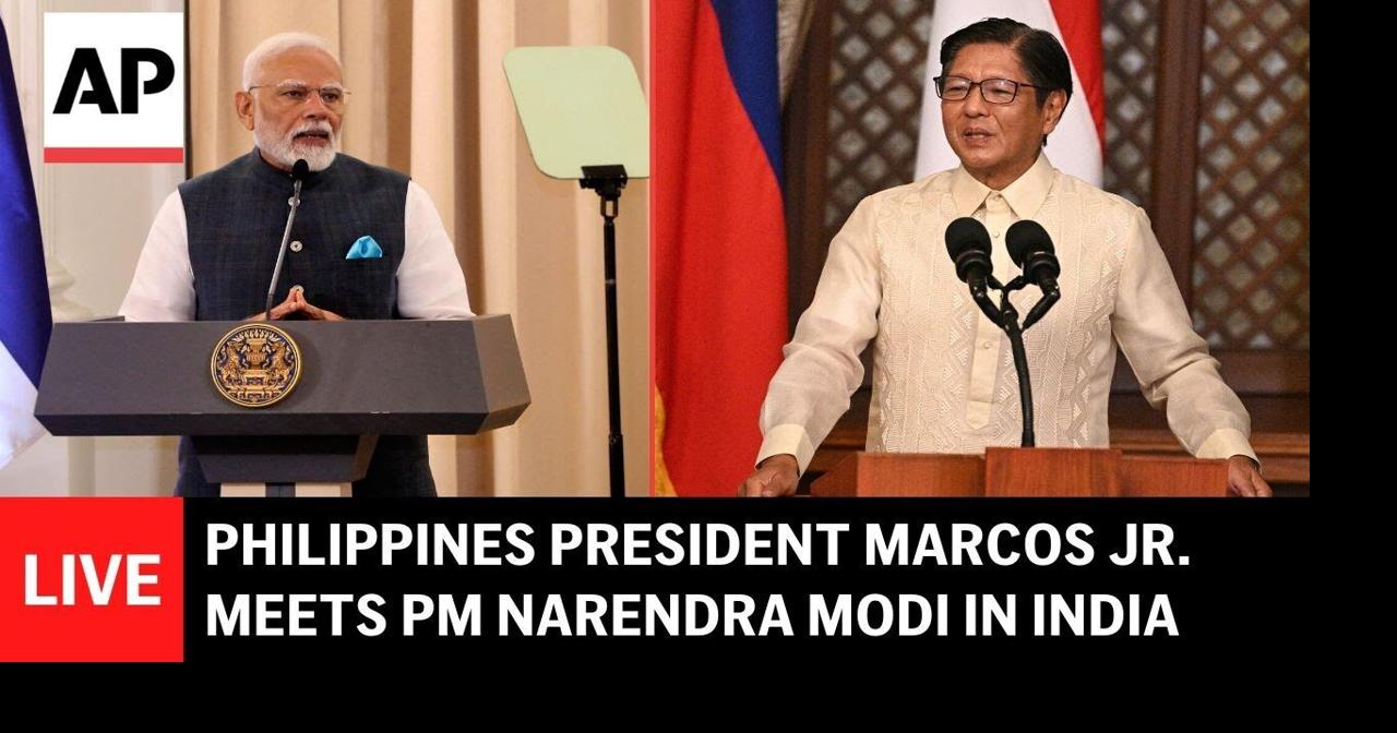 LIVE: PM Modi meets Philippines President Marcos Jr. in India ...