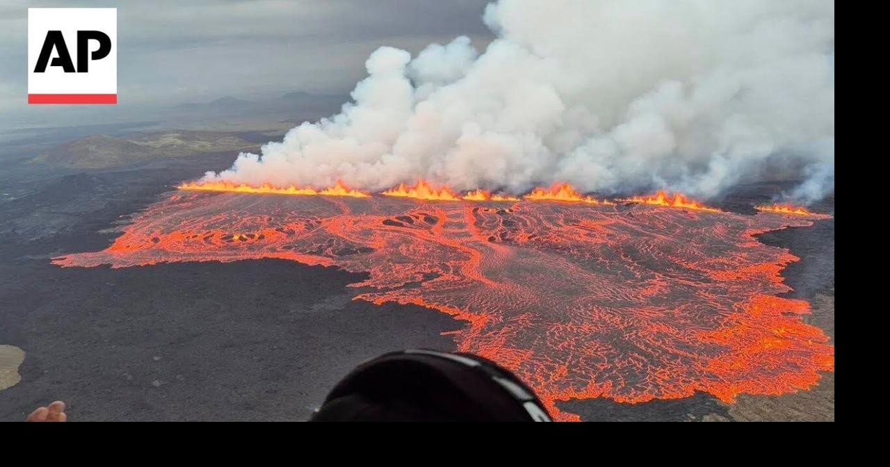 Geologists on their honeymoon react to Iceland volcano erupting again ...