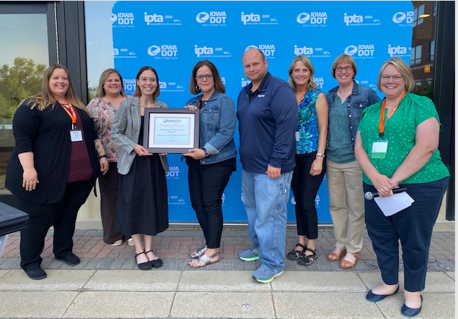SWITA receives the 2023 Iowa DOT’s Regional Transit System of the Year ...