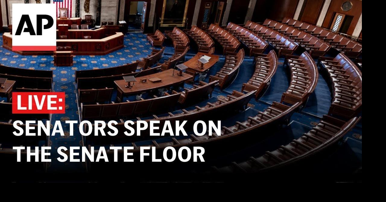 LIVE: Senators speak on the Senate floor as stock markets tumble ...
