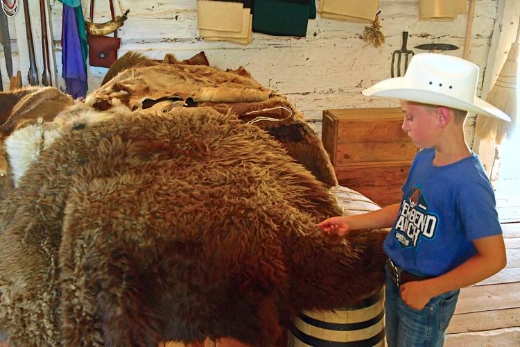 Free Trappers encampment at the Coffee Station trading post at the ...