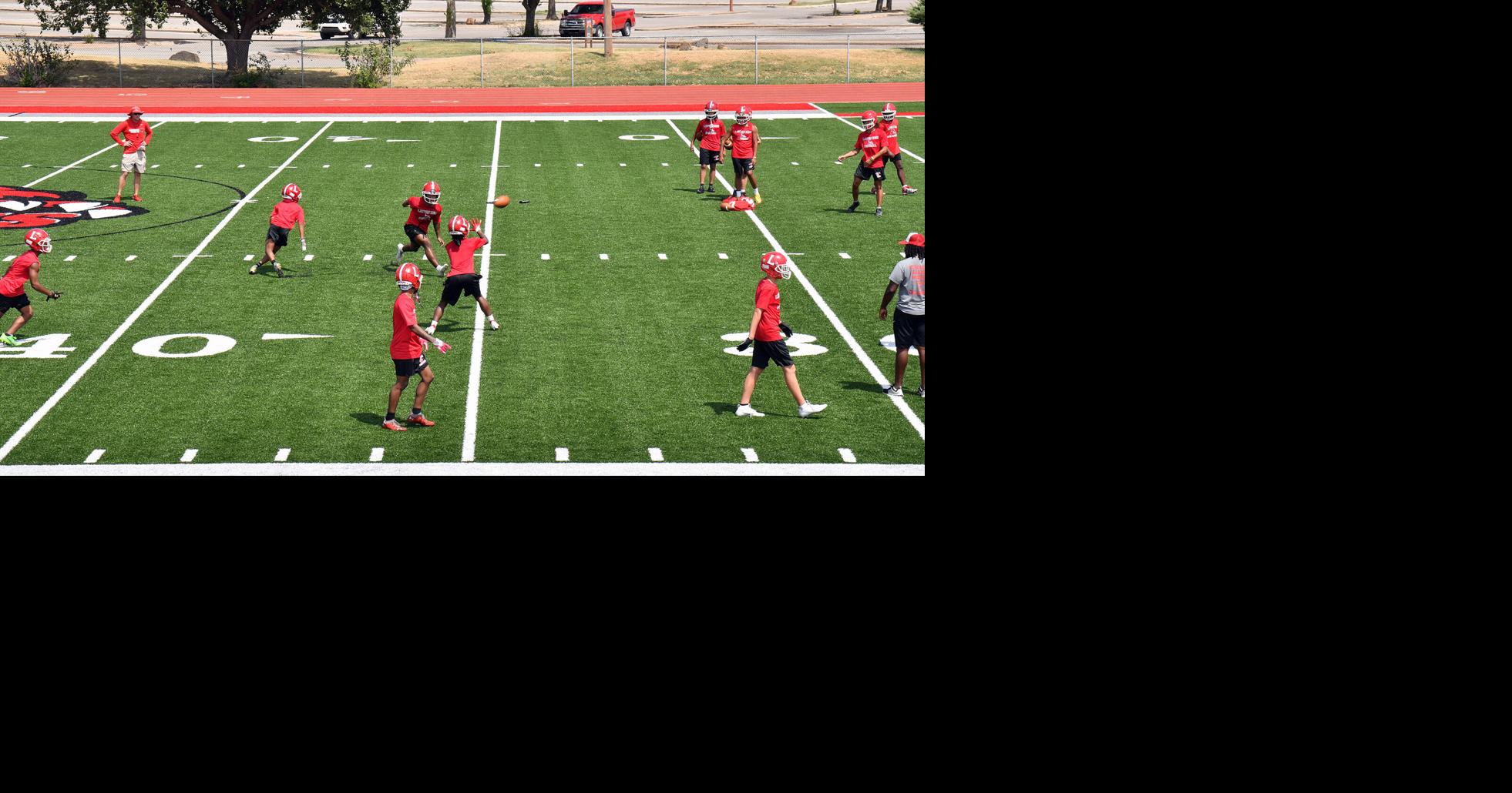 Lawton High football players practice on new turf | Sports | swoknews.com