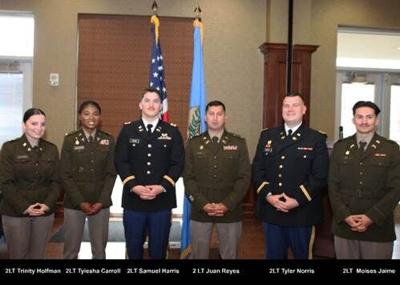 Comanche Battalion cadets commissioned as second lieutenants ...