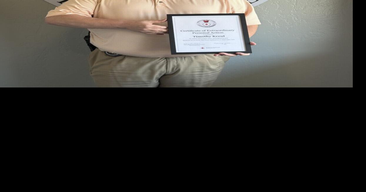 Fletcher officer receives national recognition for heroism | News ...