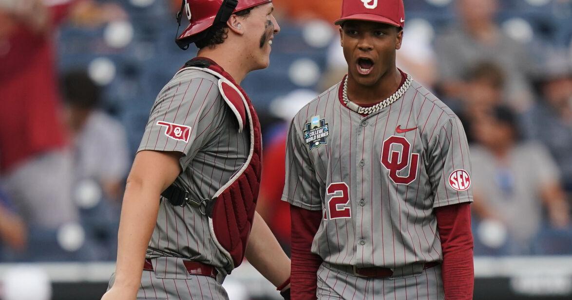 Rager shines again on mound as OU downs Alabama in CWS opener | Sports ...
