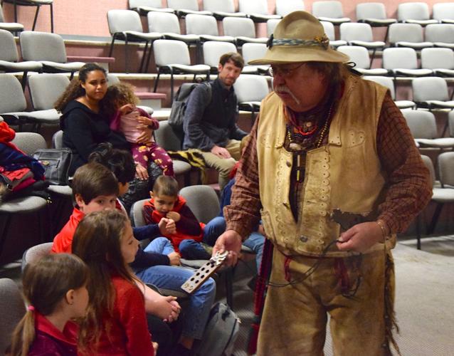 Learning sparks from historical interpreter at Lawton's Museum of the ...