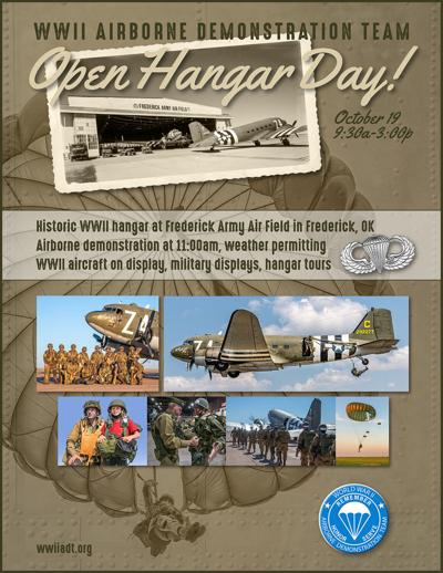 WWII Aiborne Demonstration Team to Host Open Hangar Day in Frederick ...