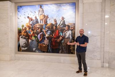 Mural depicting Southwest Oklahoma on display at Oklahoma Capitol ...