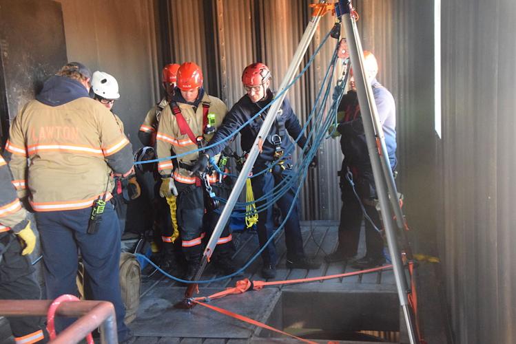 Lawton firefighters train in tight spaces for big rewards | News ...