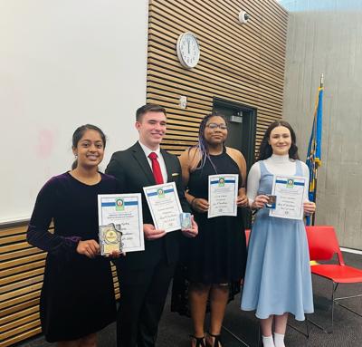 Eisenhower High School student places first in Oratory Speech Contest ...